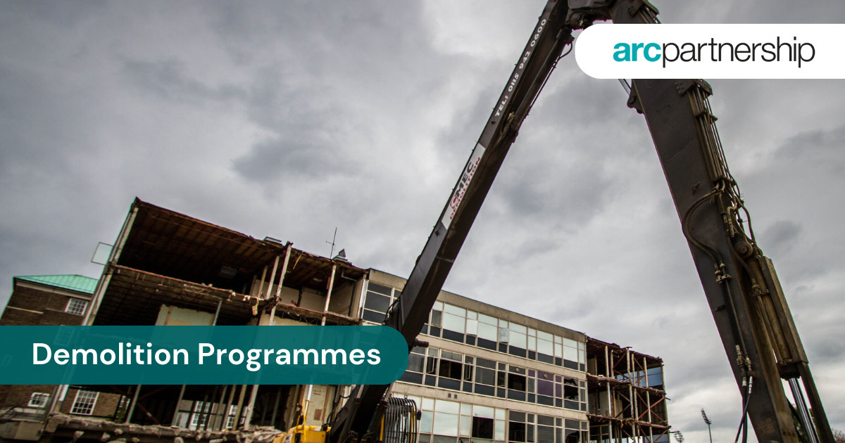 Demolition Programmes | Arc Partnership